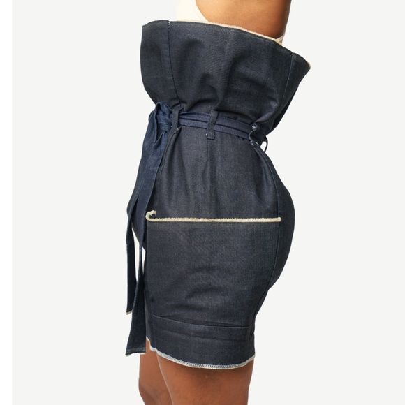 Skirts Something By Sonjia Denim Paper Bag Skirt Poshmark